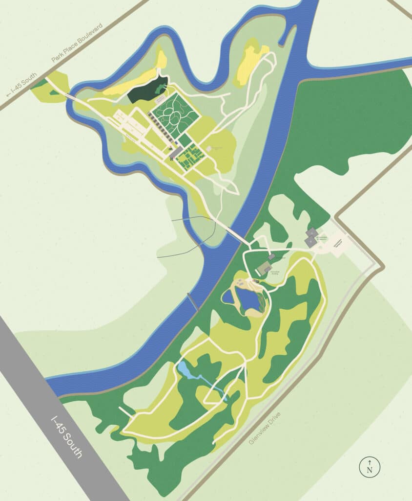Garden Map - Houston Botanic Garden